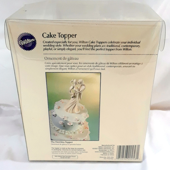 Wilton | Party Supplies | Wilton The First Kiss Cake Topper | Poshmark